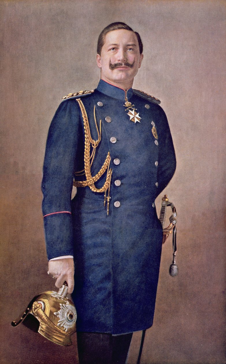 Porträt von Kaiser Wilhelm II. (1859-1941) um 1900