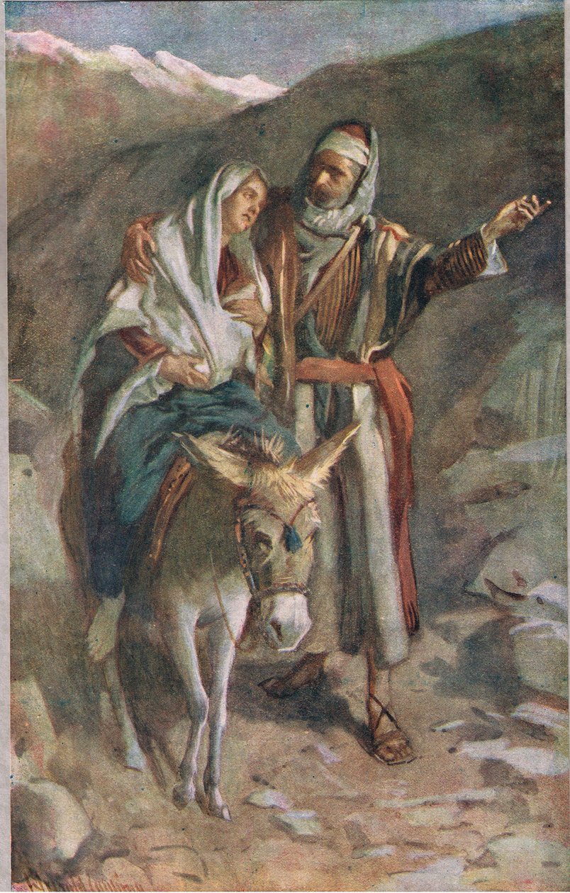 Die Flucht nach Ägypten von Harold Copping: Kunstdruck