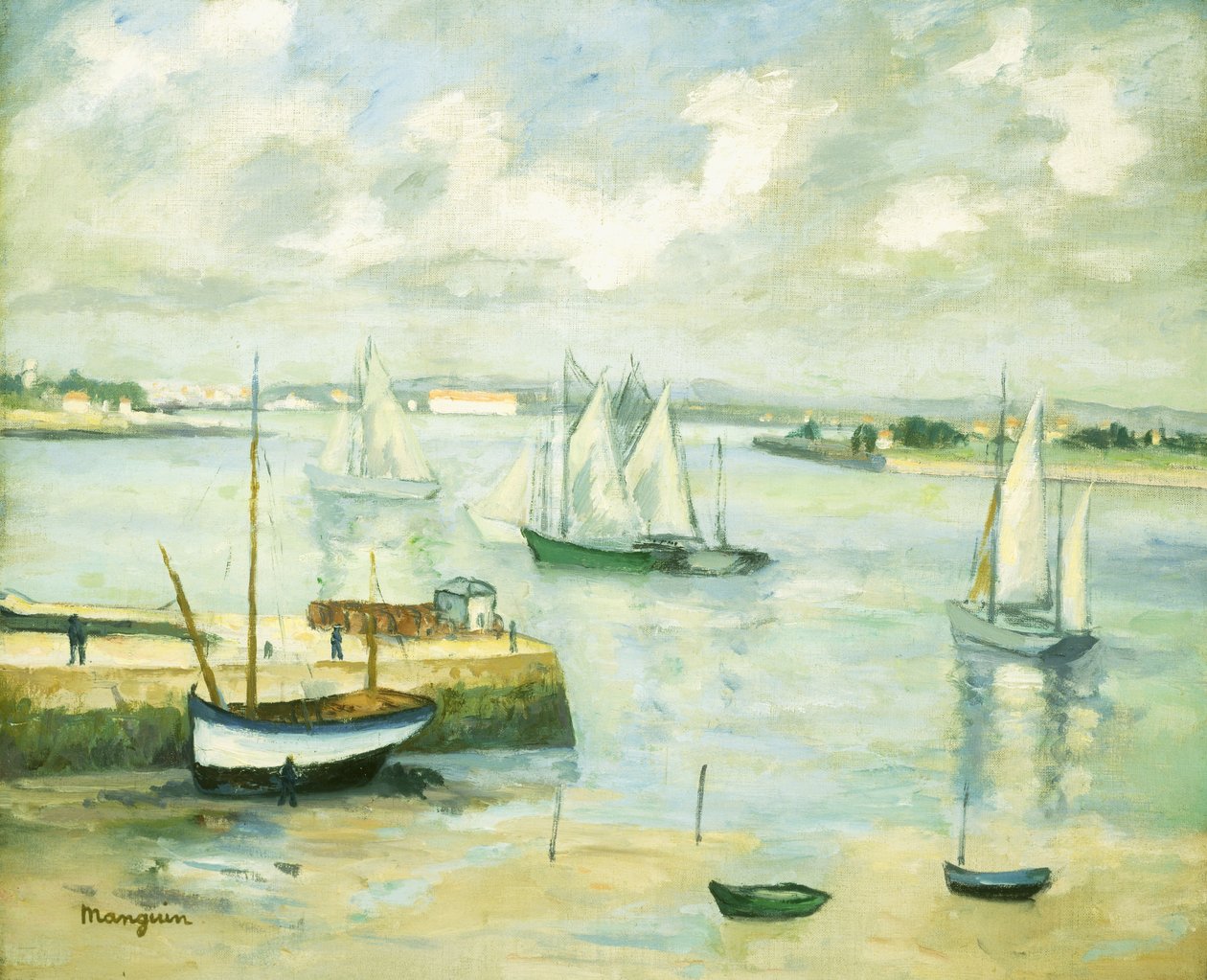 Concarneau von Henri Charles Manguin: Kunstdruck kaufen