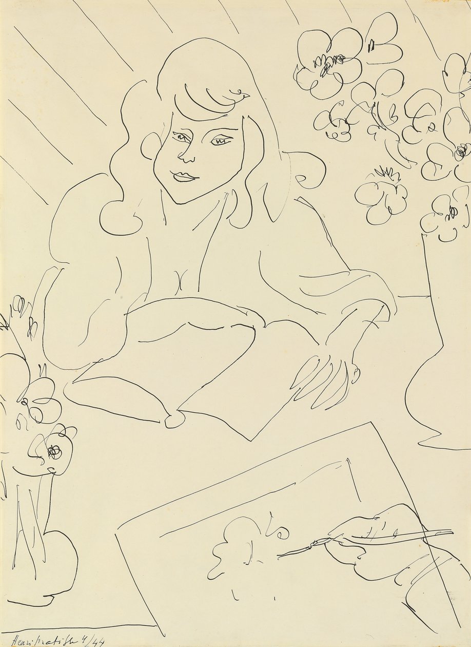 Das Modell von Henri Matisse: hochwertiger Kunstdruck