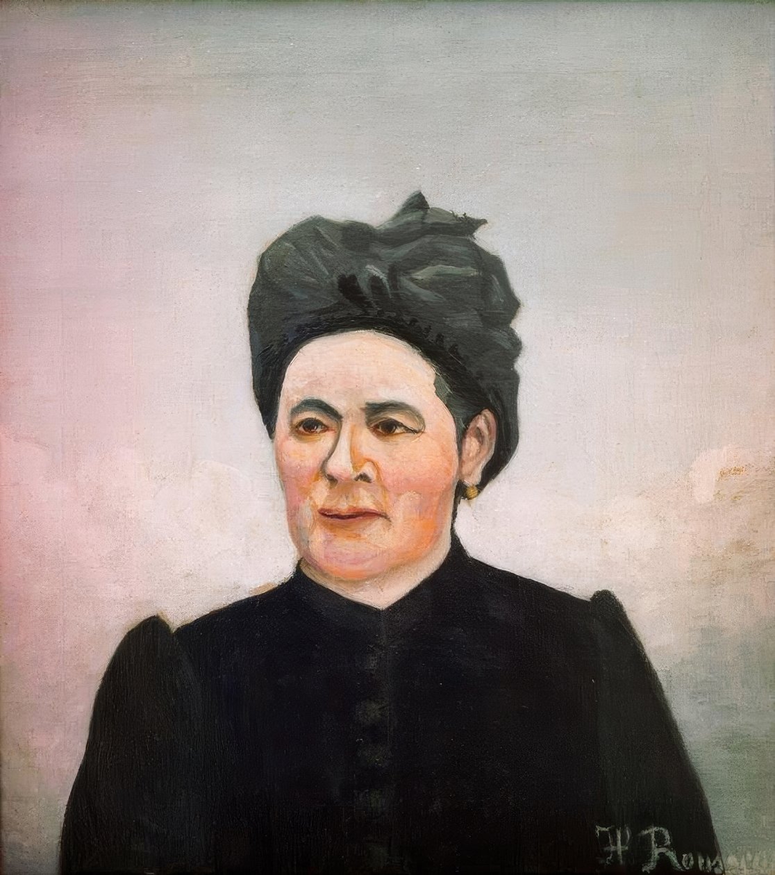 Porträt einer Frau von Henri Rousseau: Kunstdruck kaufen
