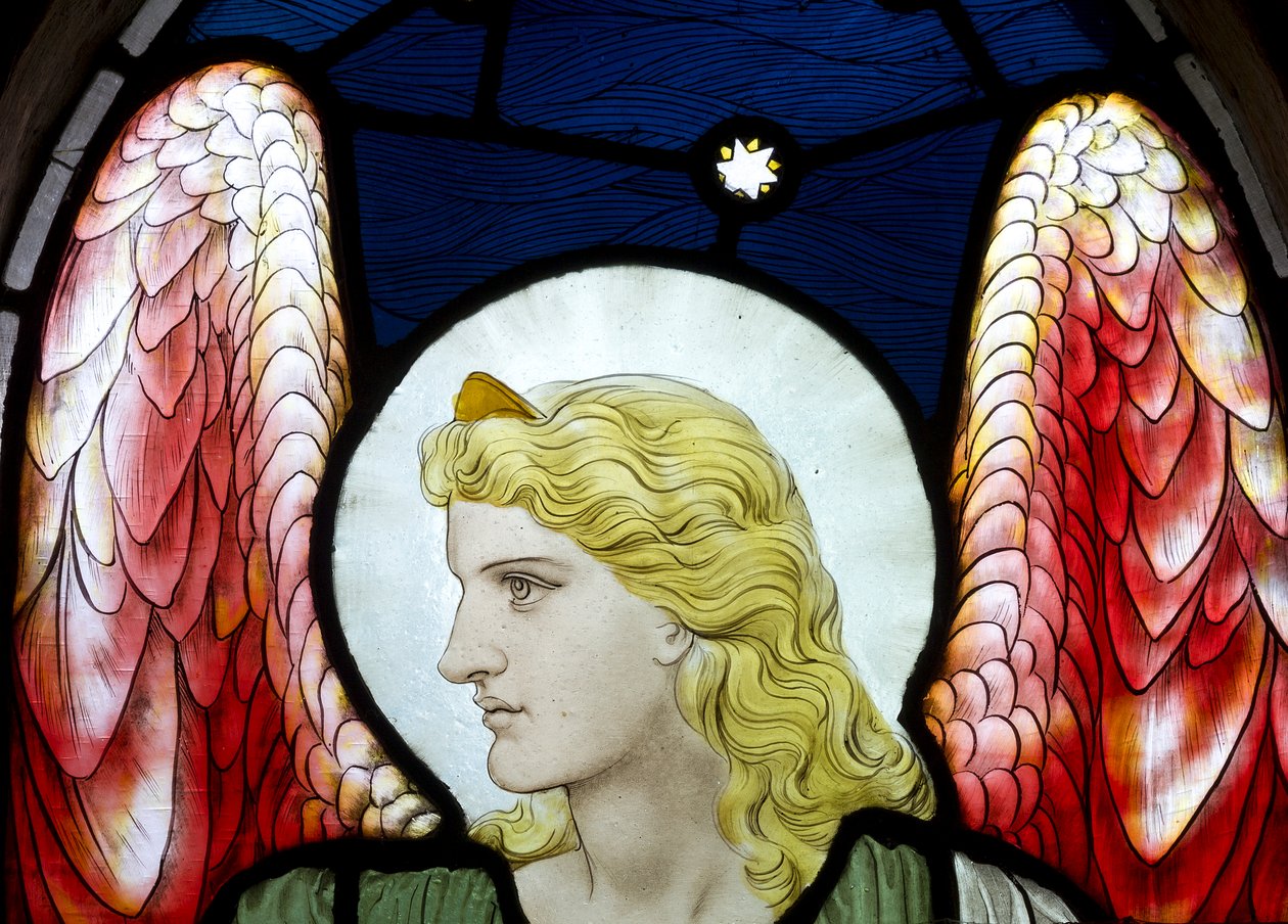 Uriel Engel Erzengel Uriel, 18cm Realistation, Leichtigkeit Antik