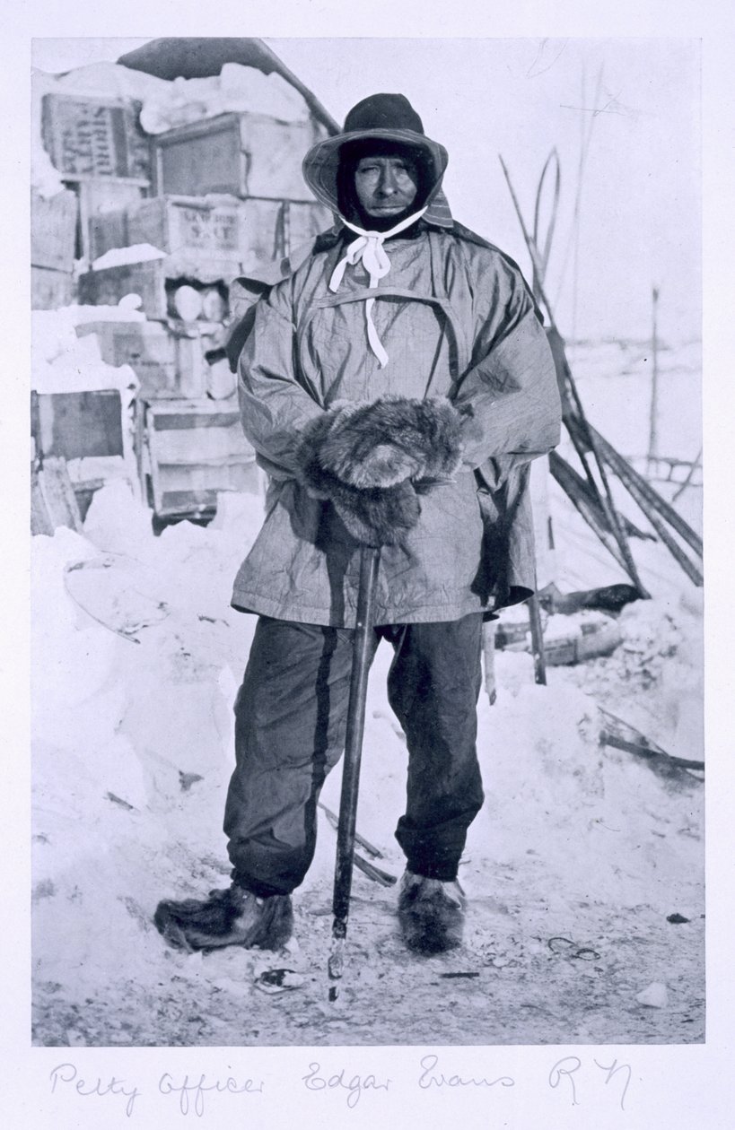 Unteroffizier Edgar Evans während der 'Terra Nova'-Expedition (1910-13 ...