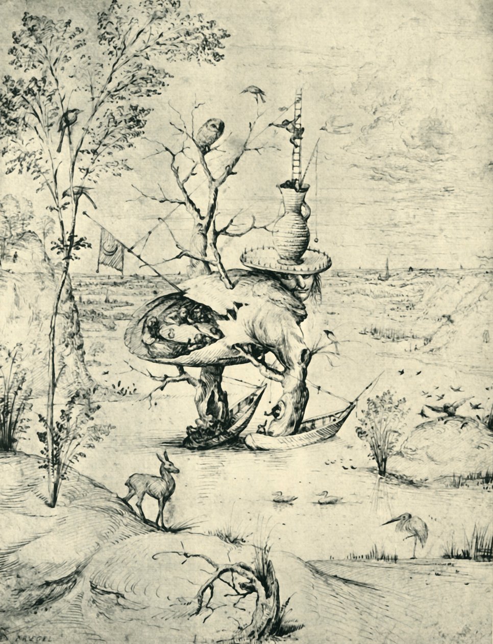 Der Baum-Mann, ca. 1505, 1943 von Hieronymus Bosch
