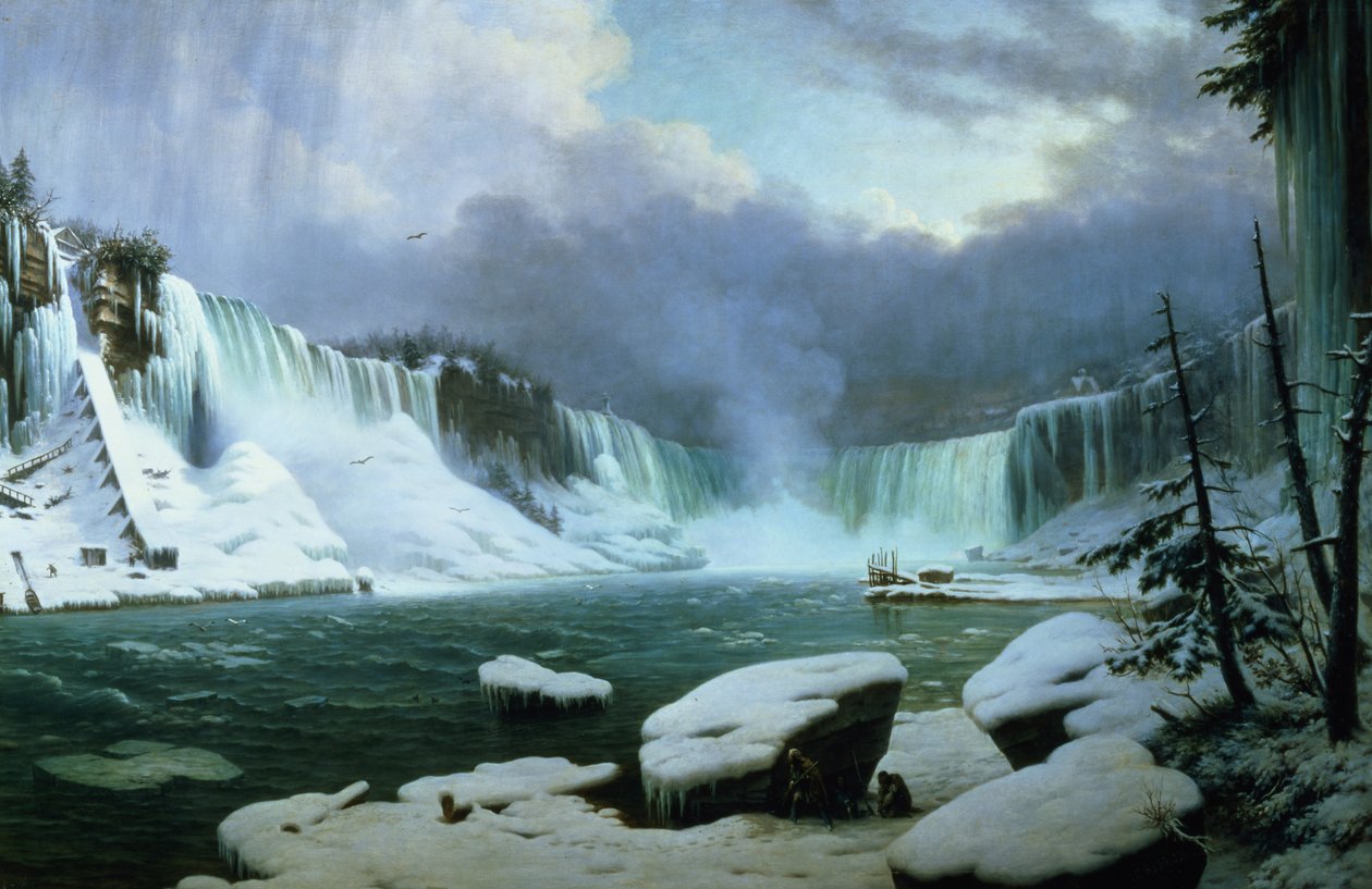 Niagarafälle von Hippolyte Victor Valentin Sebron