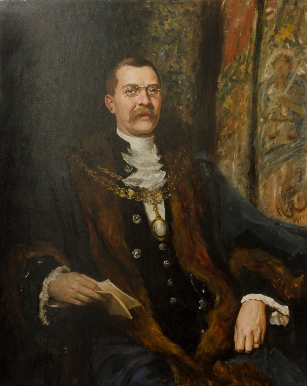 Ratsherr Sir George Hussey von Hubert von Herkomer