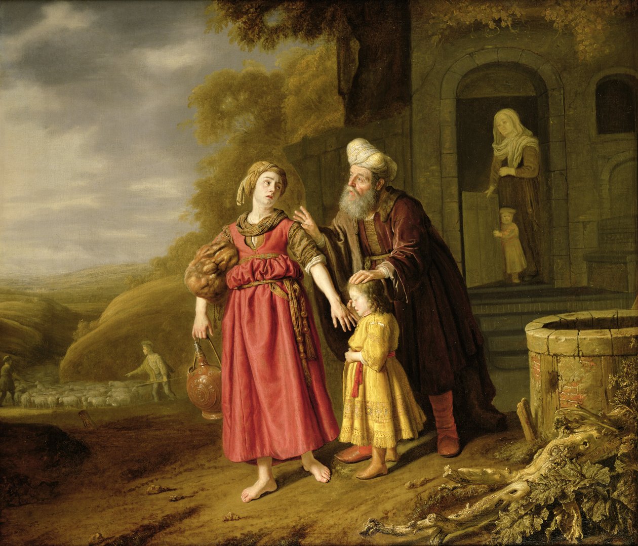 Die Vertreibung von Hagar und Ismael, ca. 1644