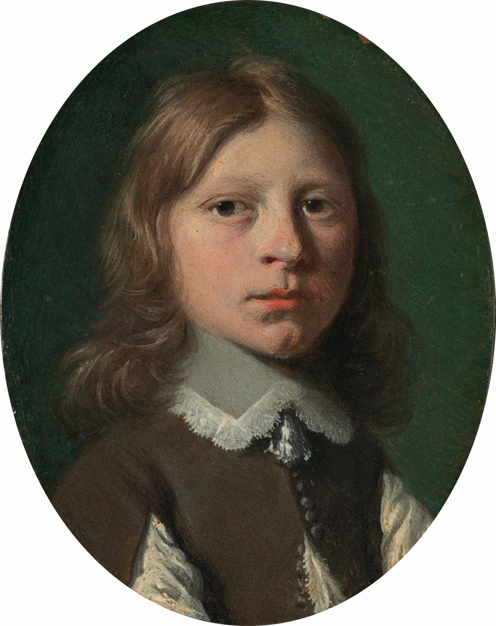 Kopf eines Jungen, um 1650 von Jan de Bray: Kunstdruck