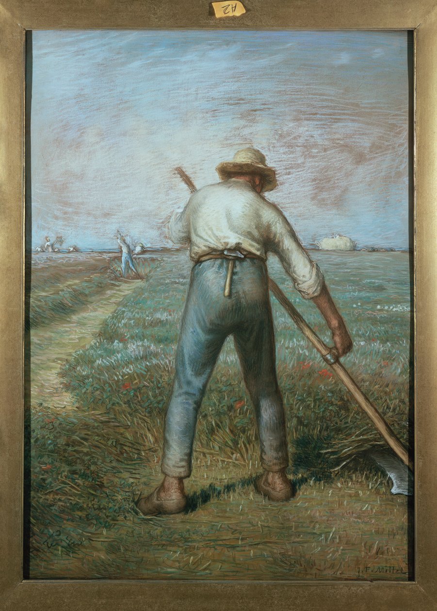Der Schnitter, ca. 1866-68 von Jean-Francois Millet