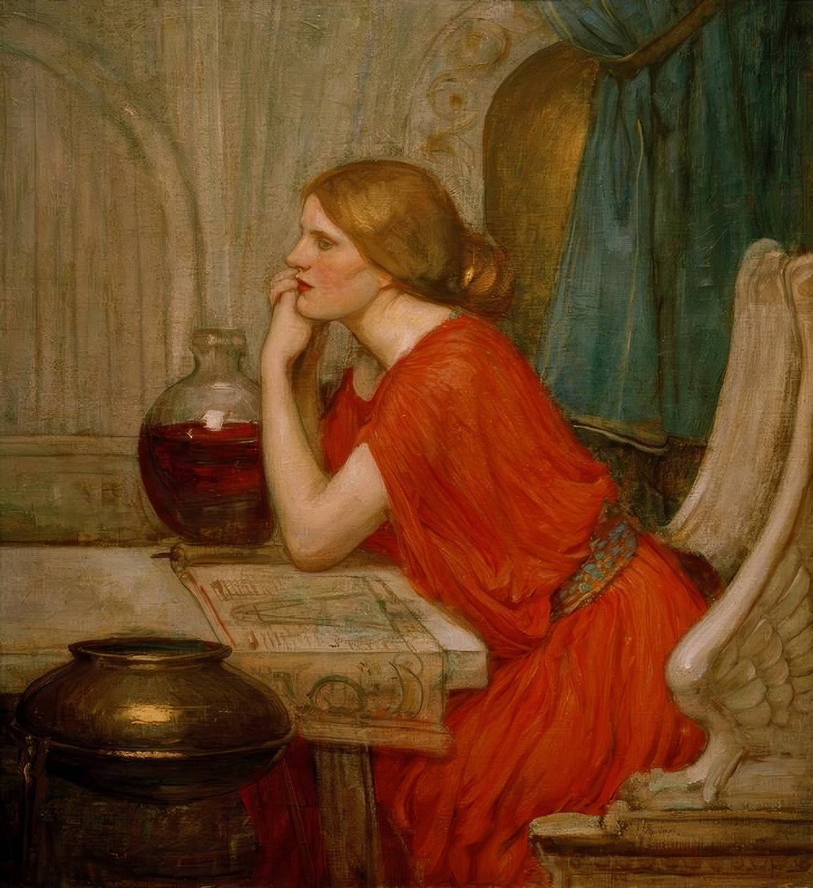 Circe von John William Waterhouse: hochwertiger Kunstdruck