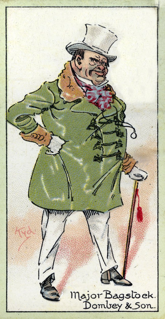 Major Bagstock, aus 'Dombey und Sohn' von Charles Dickens, 1923