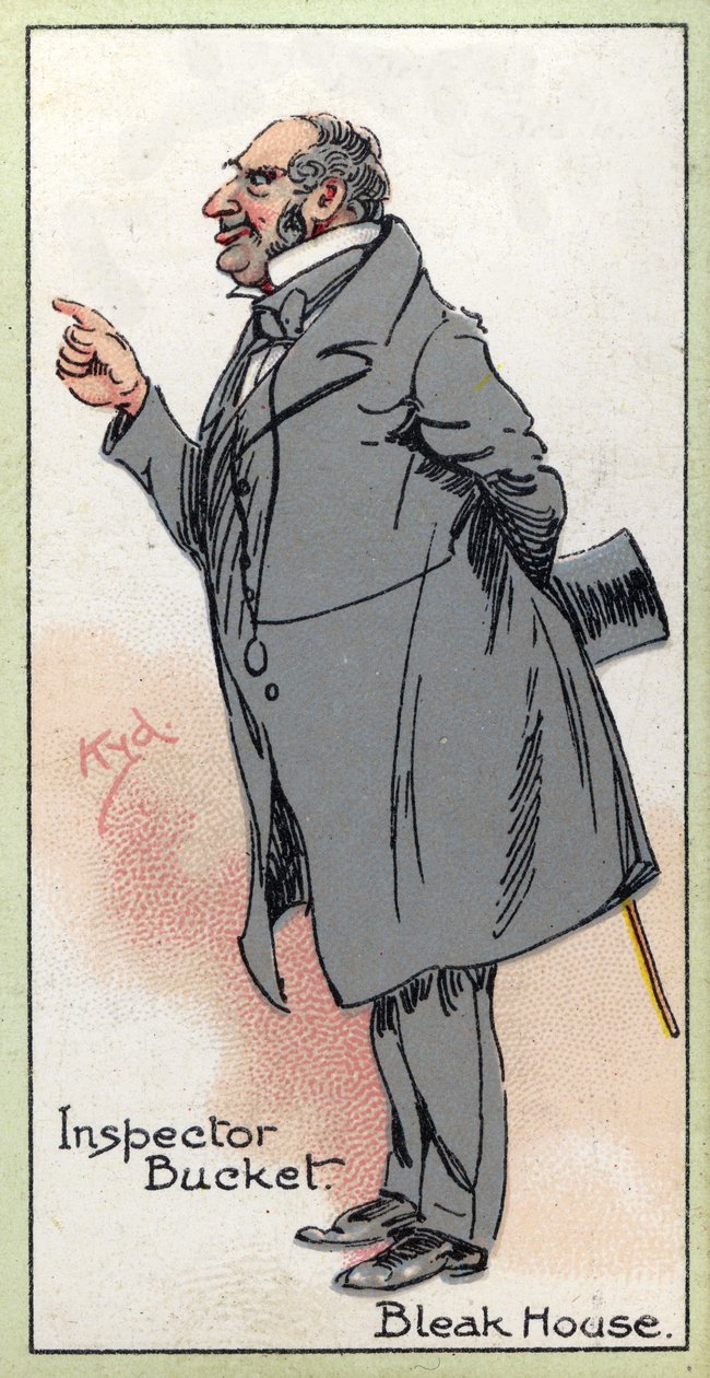 Inspektor Bucket, aus 'Bleak House' von Charles Dickens, 1923