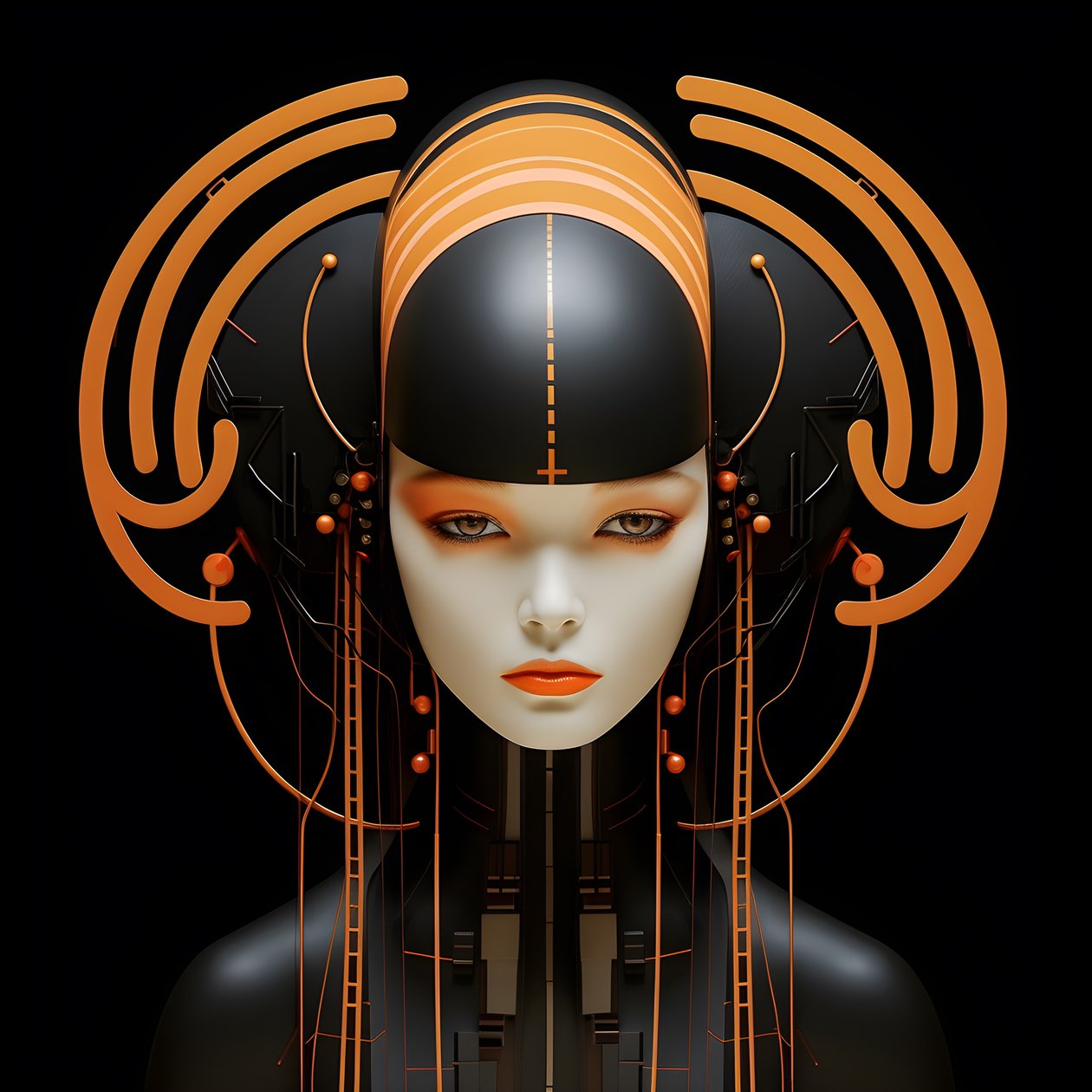 Surrealer Charakterentwurf 4 von Kurt Heppke: Kunstdruck