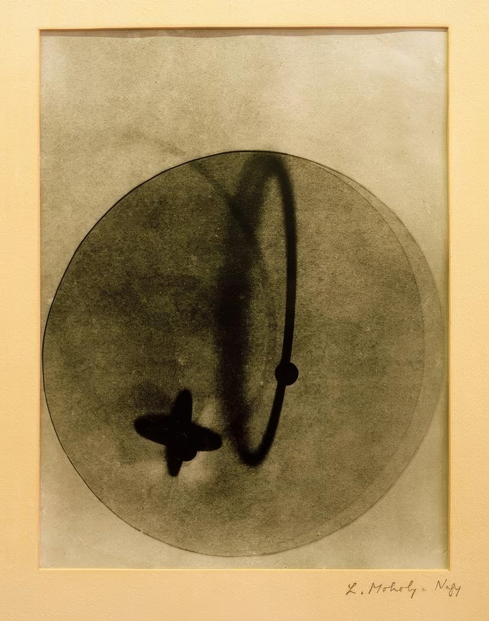 Photogram (Positiv) von Laszlo Moholy Nagy: Kunstdruck