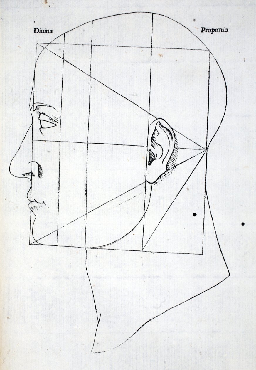 Illustration aus 'Divina Proportione' von Luca Pacioli, ursprünglich ...