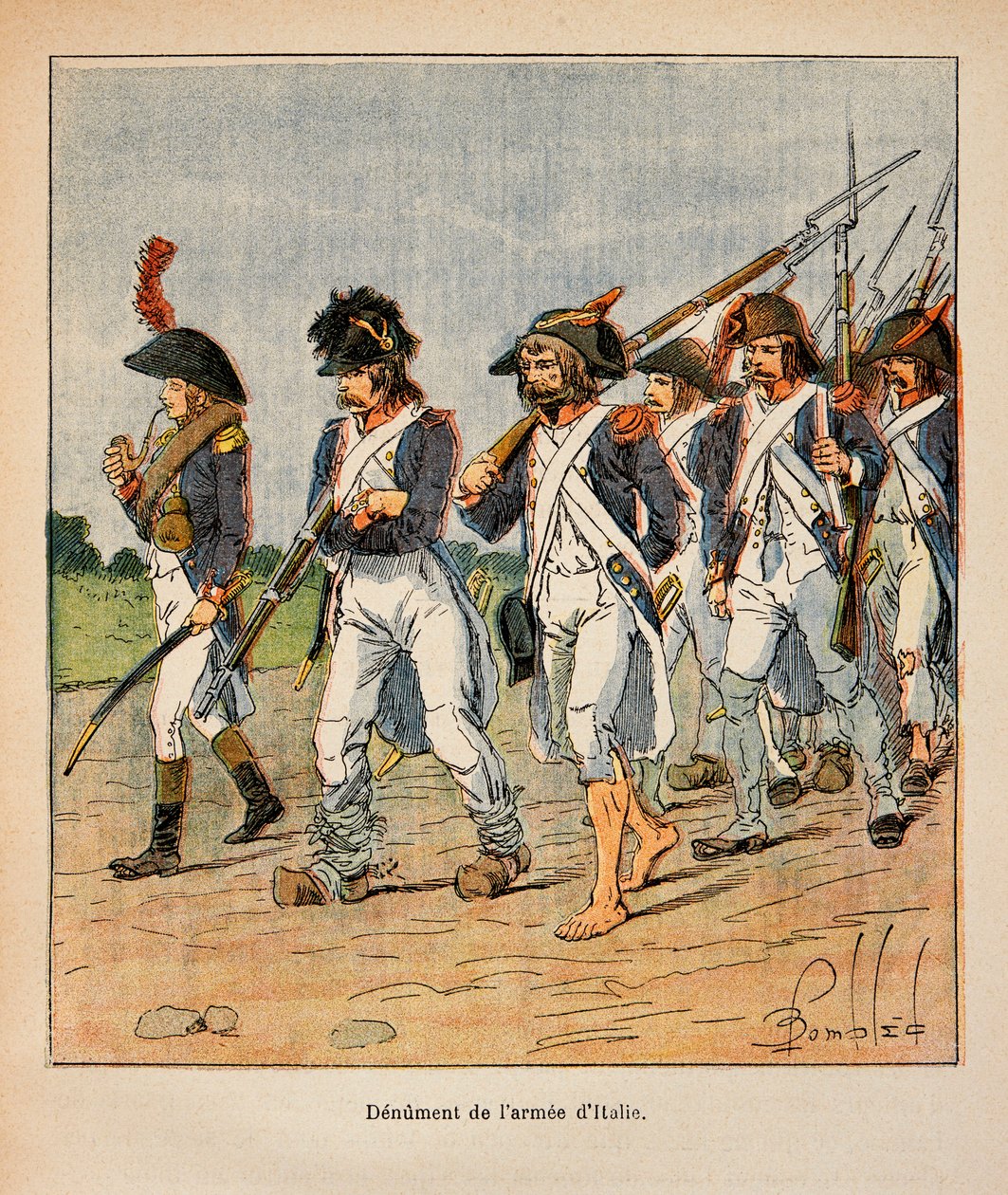 Illustration von Louis Bombled aus dem Buch „Das Memorial von Saint ...