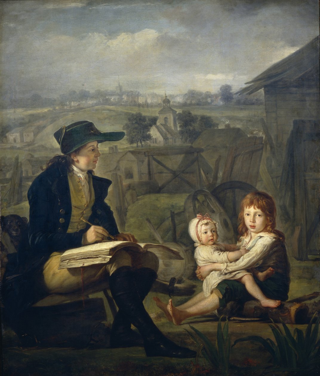 Werther zeichnet Kinder, 1796 von Martin Ferdinand Quadal