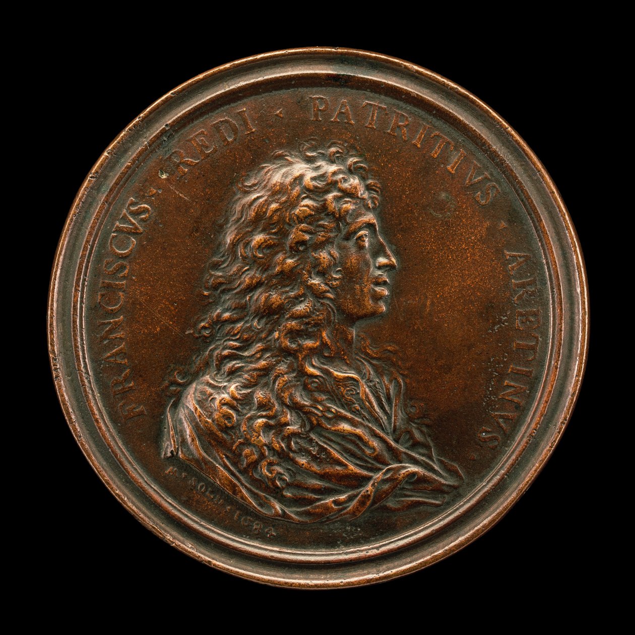 Francesco Redi, 1626-1697, Arzt und Wissenschaftler [Vorderseite], 1684