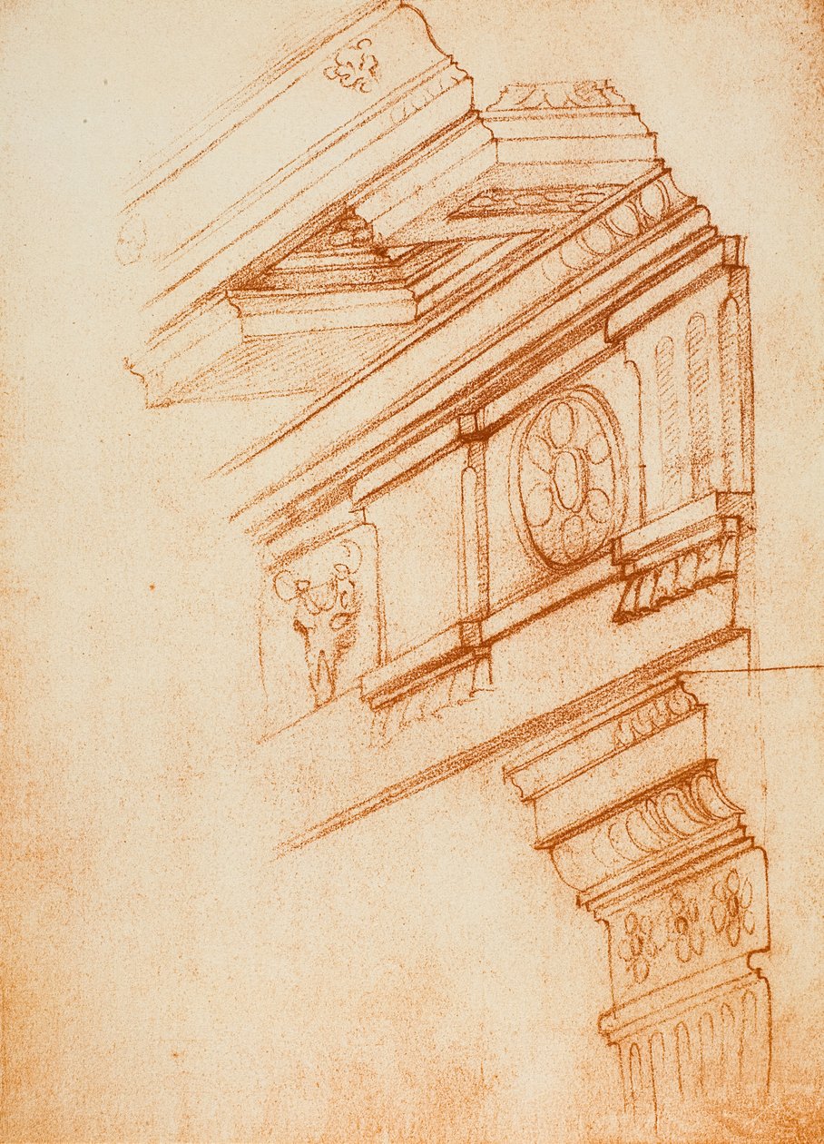 Gesimse, Gebälke und Kapitelle von Michelangelo Buonarroti