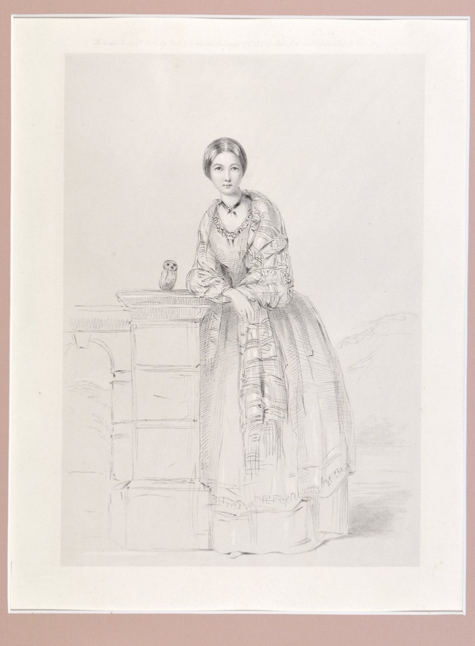 Florence Nightingale mit Athena der Eule, veröffentlicht von P. und D ...