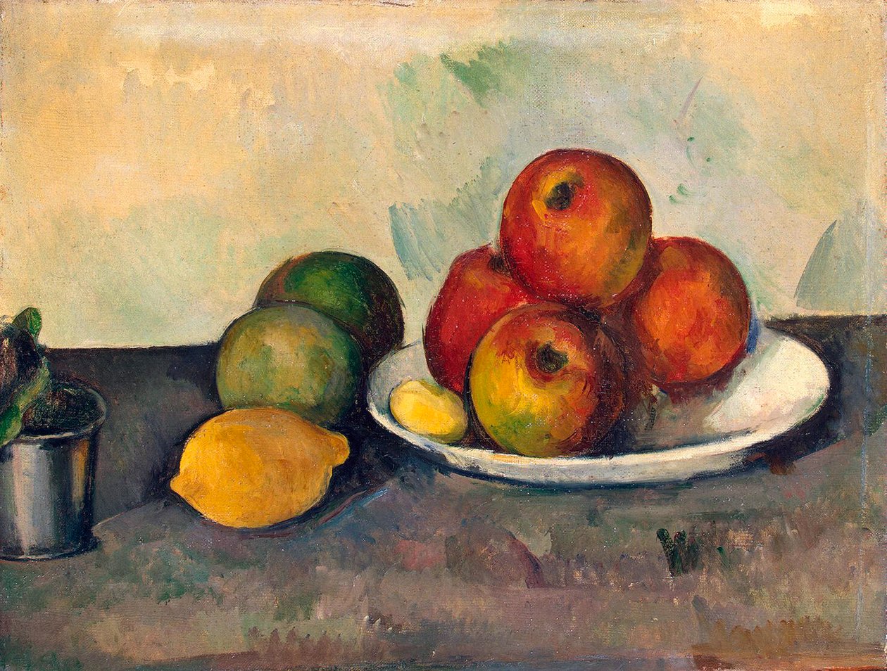 Stillleben mit Äpfeln von Paul Cézanne: Kunstdruck