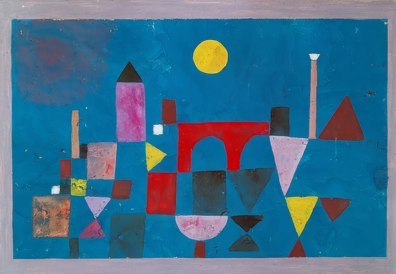 Paul Klee Die Rote Brucke