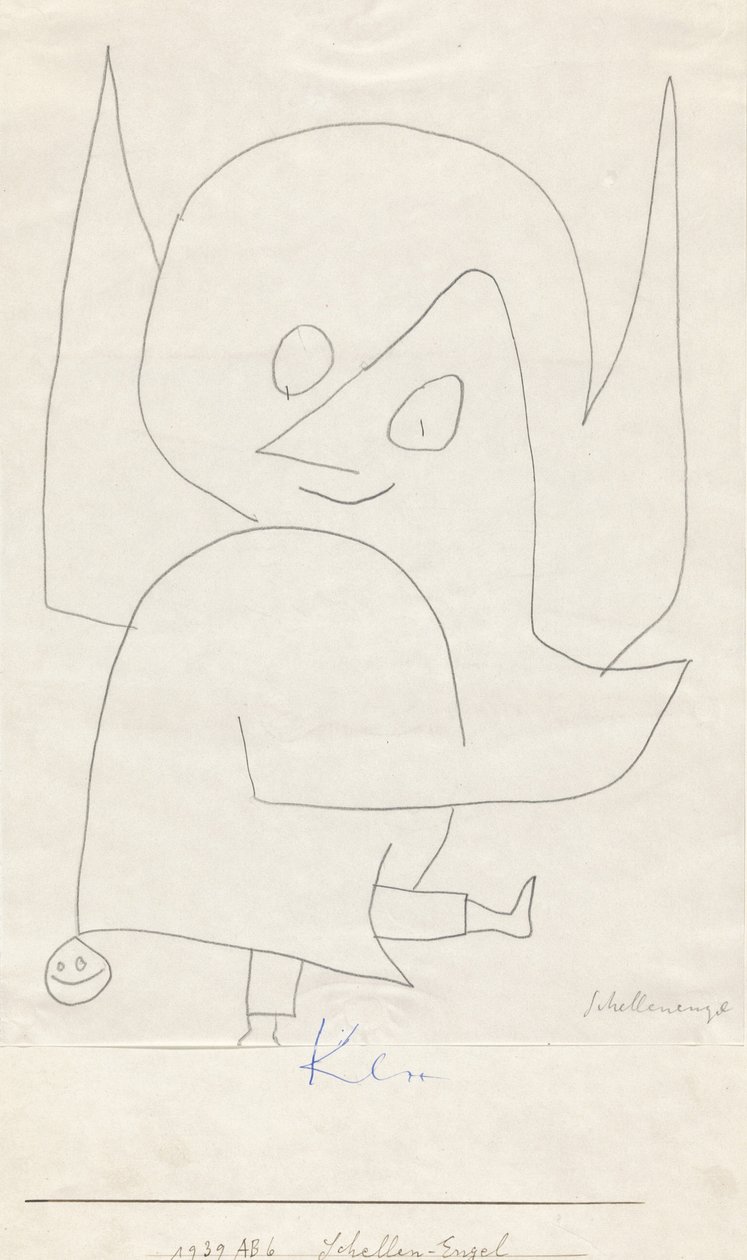 Schellen-Engel, 1939 von Paul Klee: Kunstdruck kaufen