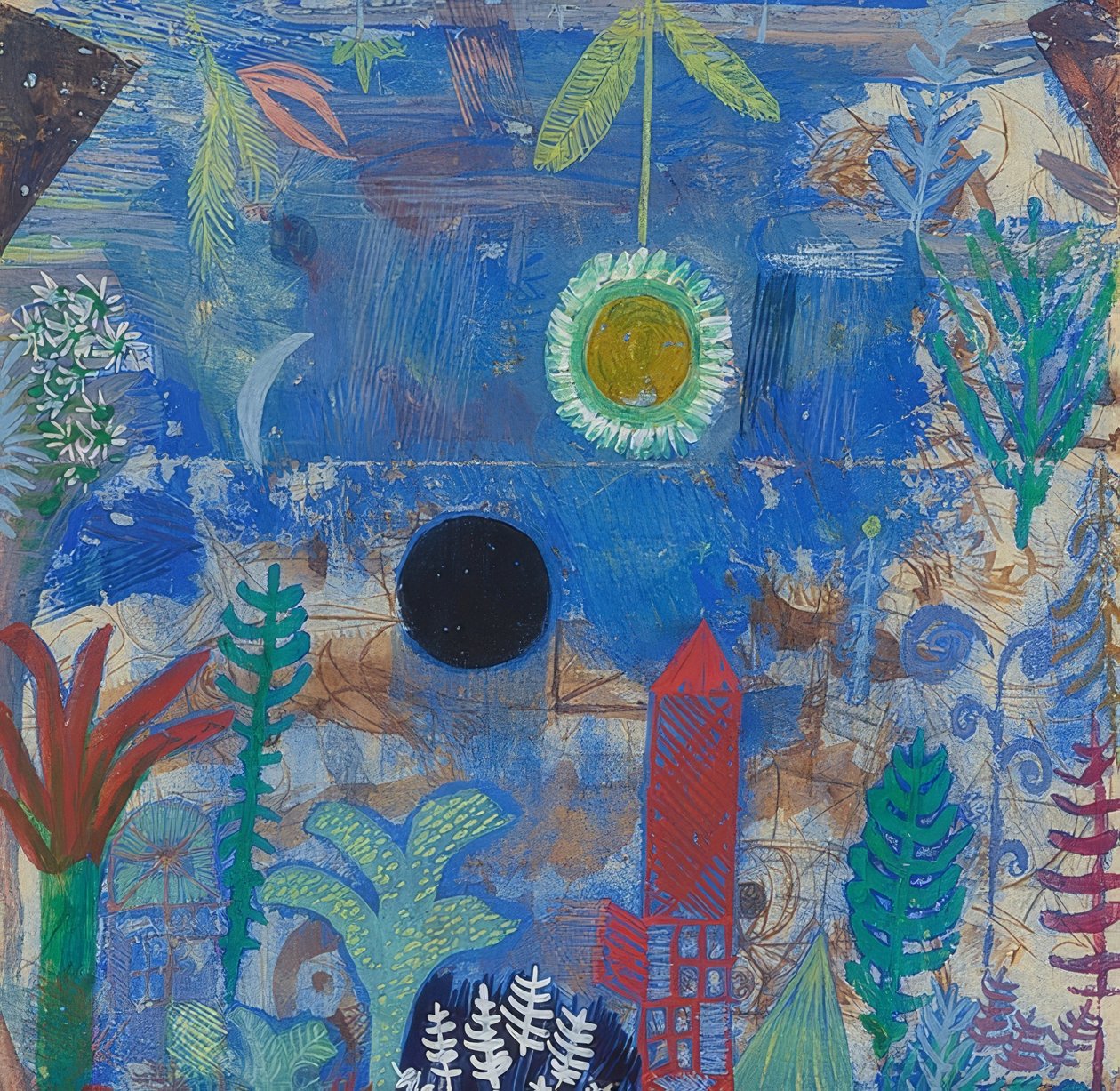 Versunkene Landschaft von Paul Klee: Kunstdruck kaufen