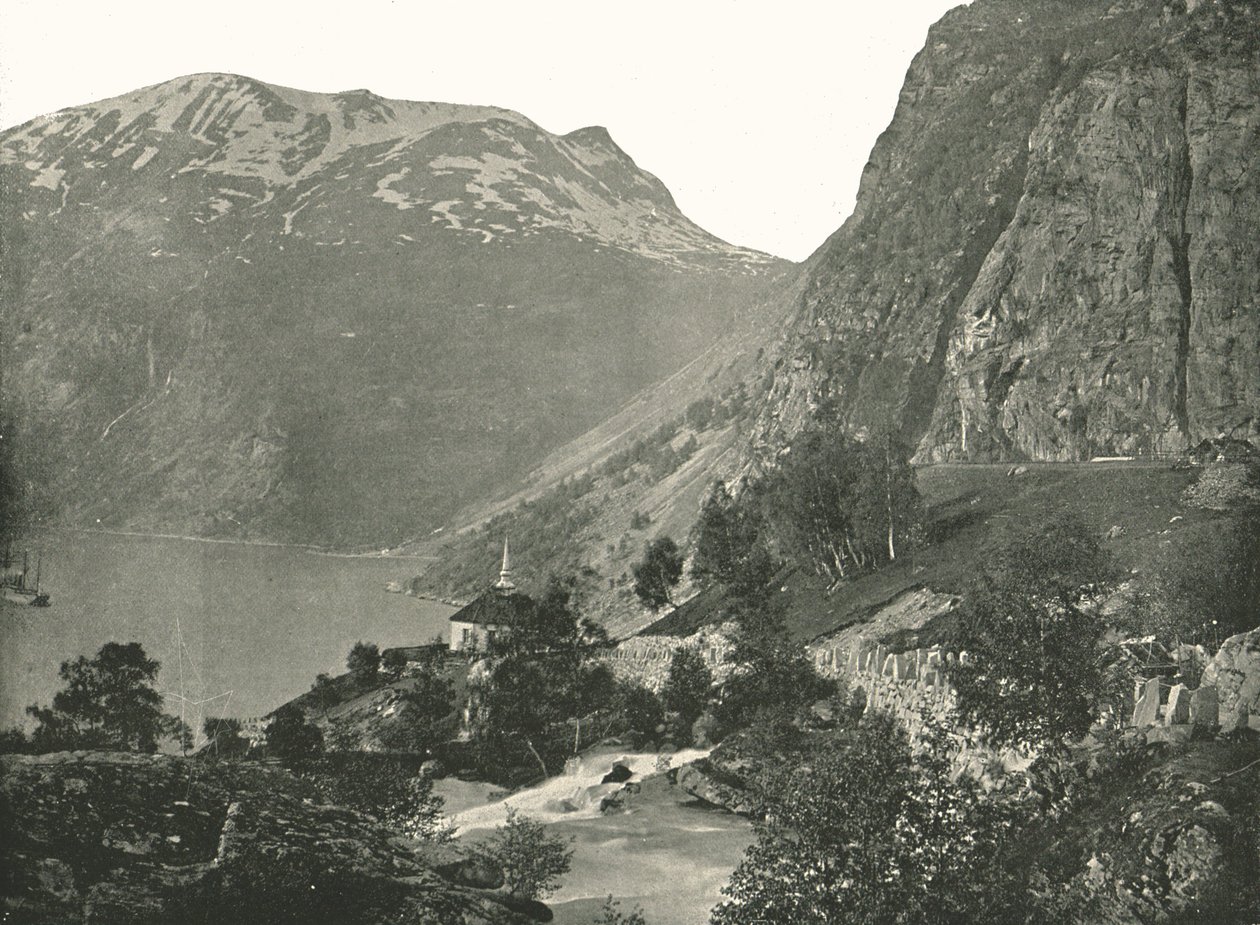 Merok am Geirangerfjord, Norwegen von Poulton and Co