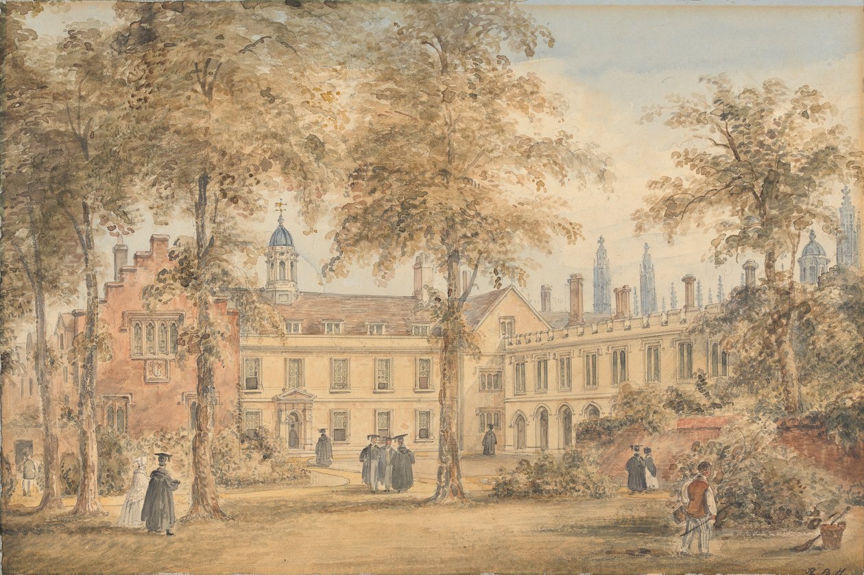 Trinity Hall vom Garten aus, Cambridge