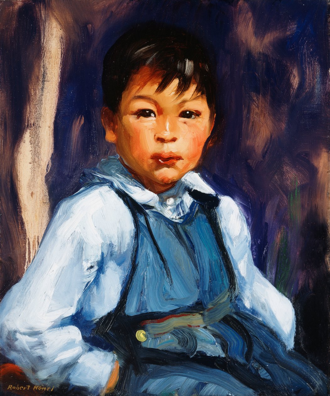 Ein Junge aus New Mexico von Robert Cozad Henri: Kunstdruck