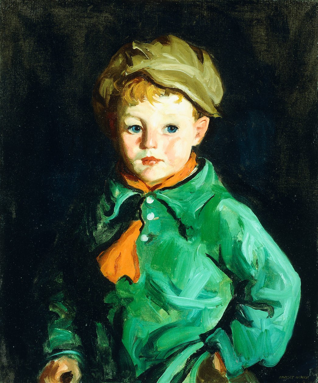 Skipper Mick, 1924 von Robert Cozad Henri: Kunstdruck kaufen