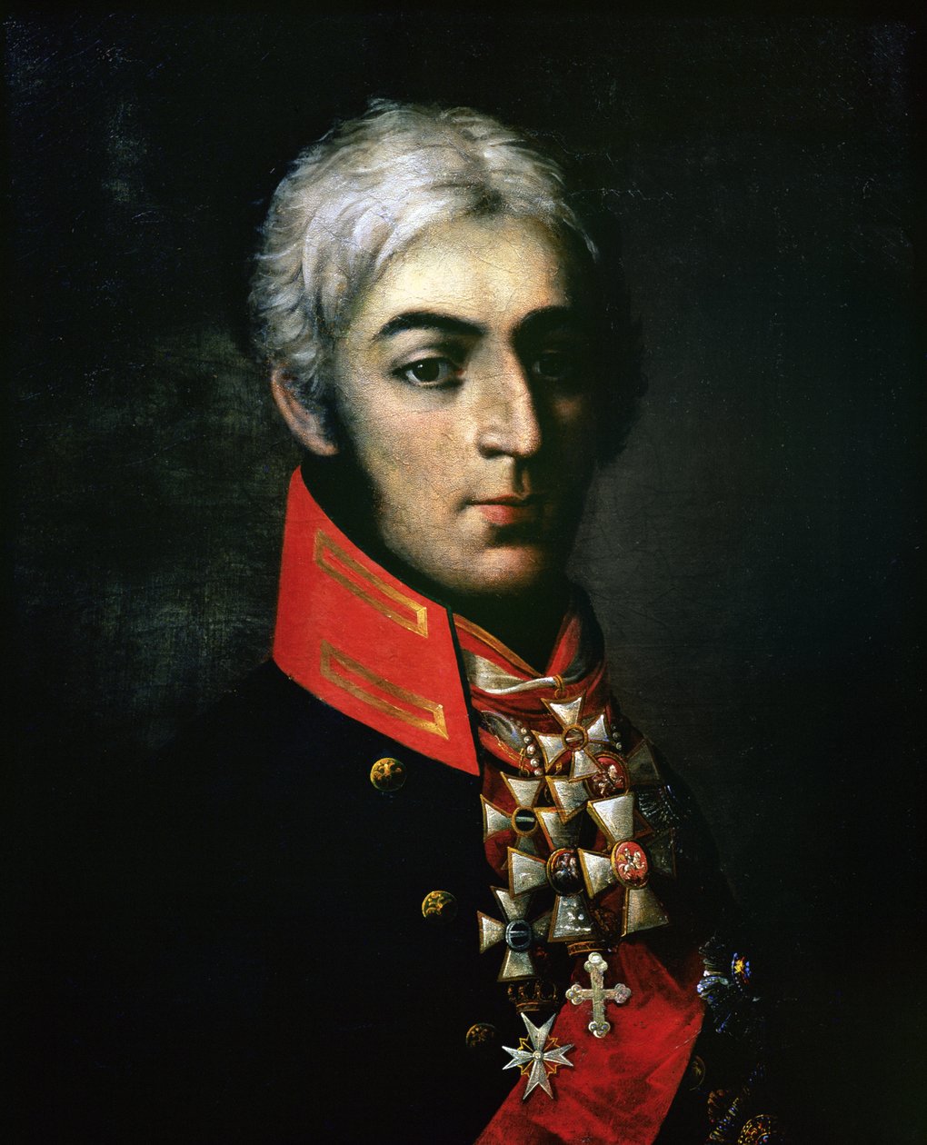 Porträt von Prinz Peter Bagration (1765-1812) russischer General