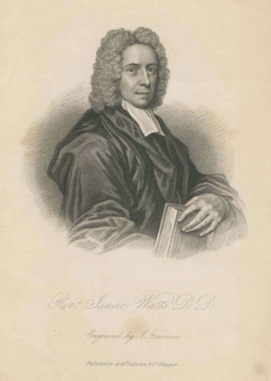 Rev Isaac Watts von Samuel Freeman: Kunstdruck kaufen