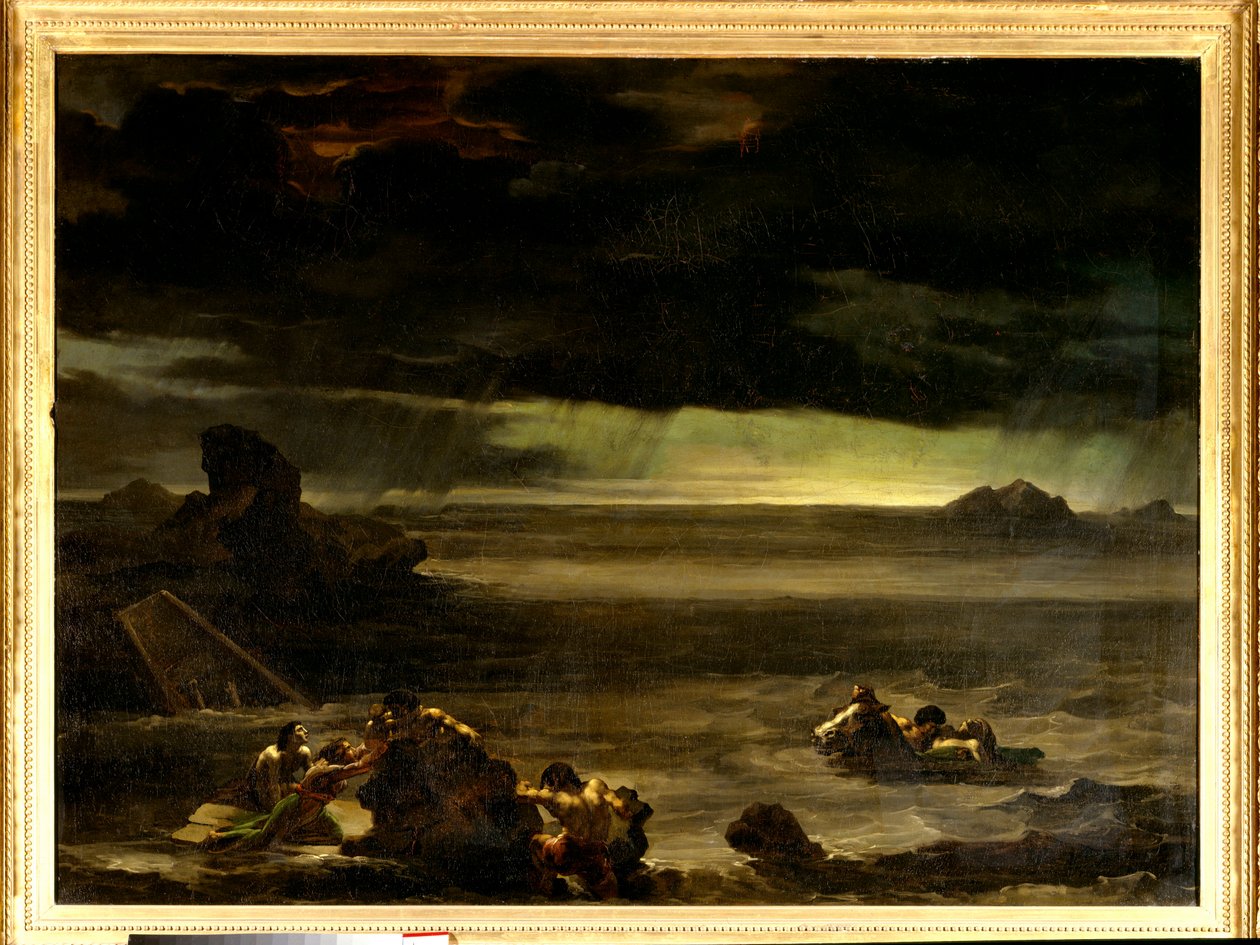 Die Sintflut. Gemälde von Theodore Gericault (1791-1824) 19 ...