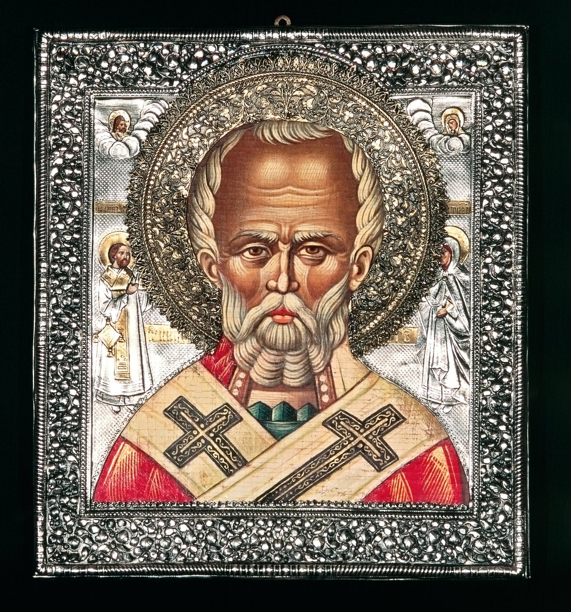 Ikone des heiligen Nikolaus von Benjamin Baud: Kunstdruck