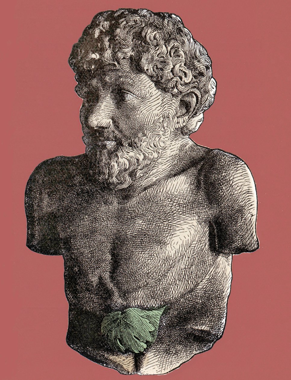 Äsop - Büste des griechischen Fabeldichters Esope (um 620-um 564 v. Chr.)