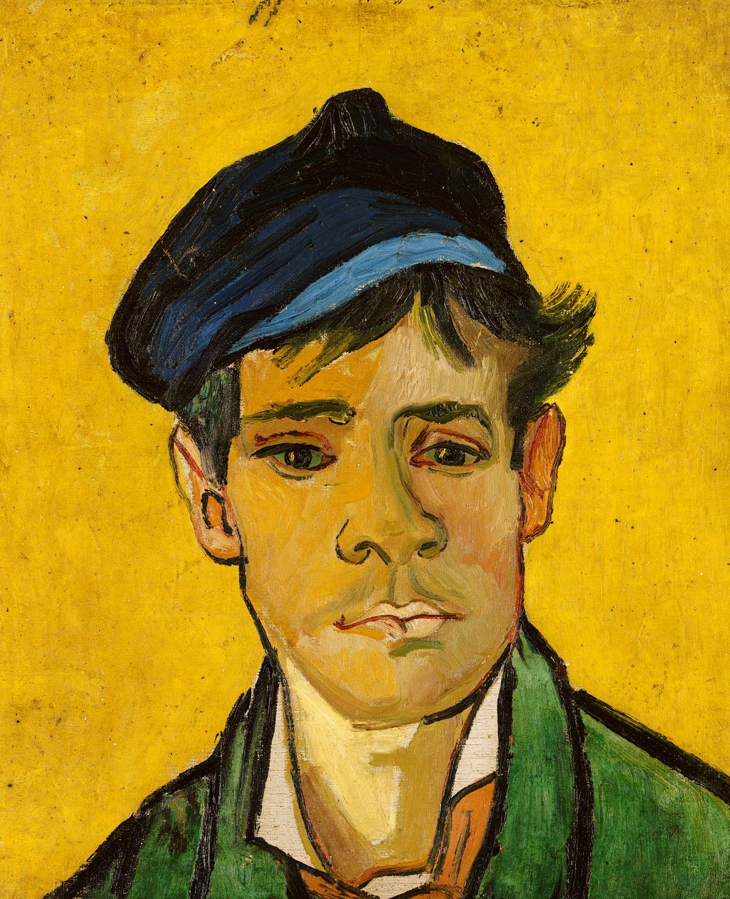 Junger Mann mit Hut, 1888 von Vincent van Gogh: Kunstdruck