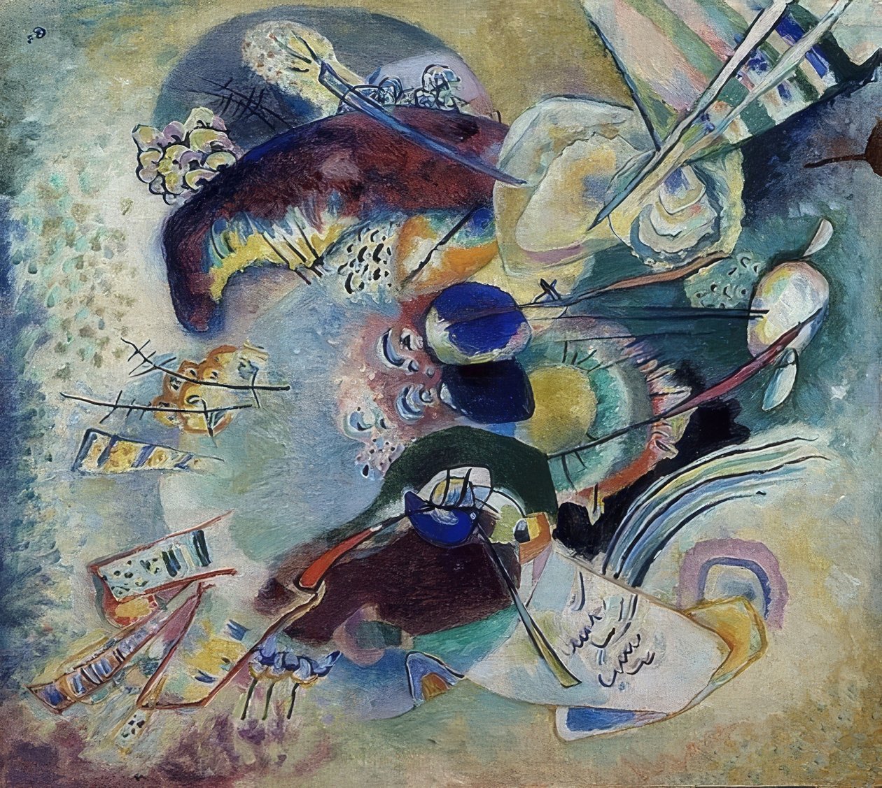 Komposition von Wassily Kandinsky: hochwertiger Kunstdruck