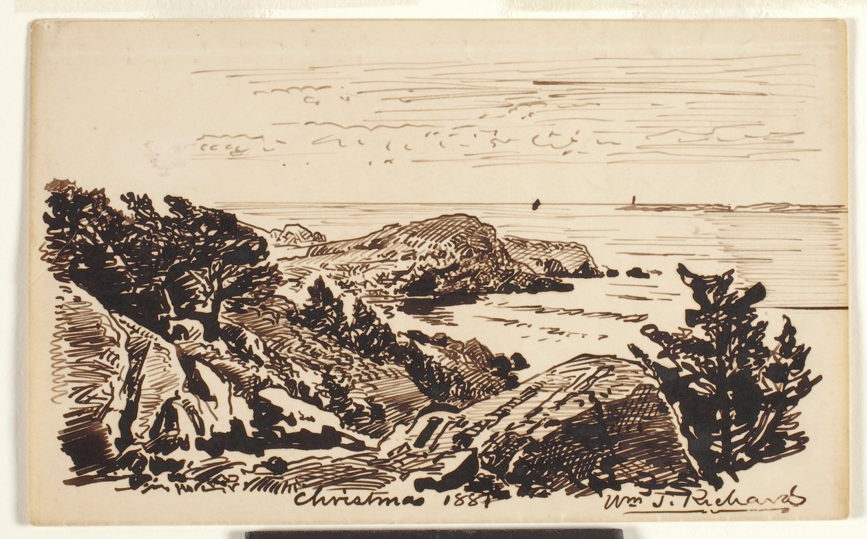 Meereslandschaft von William Trost Richards: Kunstdruck