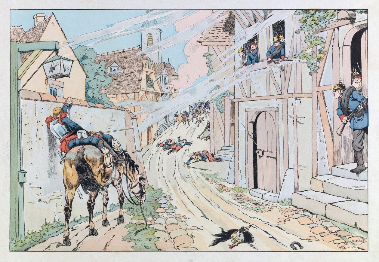 Illustration aus dem Buch 'Les epees de France': Episode des Deutsch ...