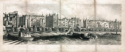 Alte London Brücke von English School: Kunstdruck kaufen