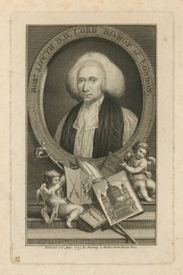 Porträt von Robert Lowth von English School: Kunstdruck