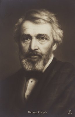 Thomas Carlyle (1795-1881), schottischer Philosoph, Schriftsteller und ...