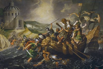 Der Raub der Helena von Juan de la Corte: Kunstdruck