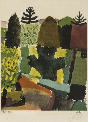 Park von Paul Klee: Hochwertigste Kunstreproduktion