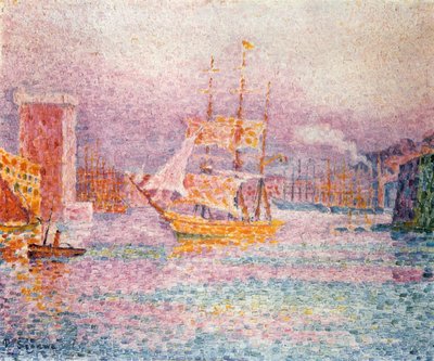 Der Hafen von Marseille, 1907 von Paul Signac: Kunstdruck