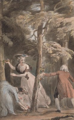 Illustration zum tugendhaften Waisenkind von Thomas Stothard