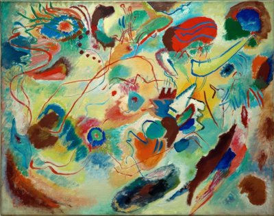 Studie zu Komposition VII von Wassily Kandinsky: Kunstdruck