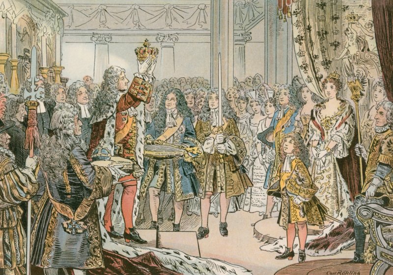 Die Krönung von Friedrich I. von Preußen (1657-1713) in Königsberg 1701